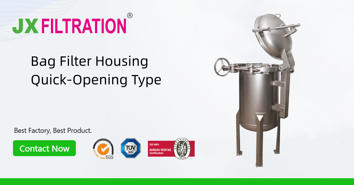 Quick-Opening Type Bag Filter Housing